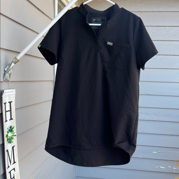 Figs | Tops | Figs Technical Collection Black Top | Poshmark